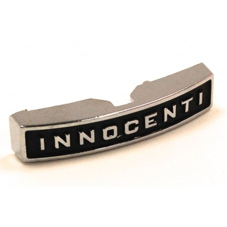 Innocenti badge of rear chassis.